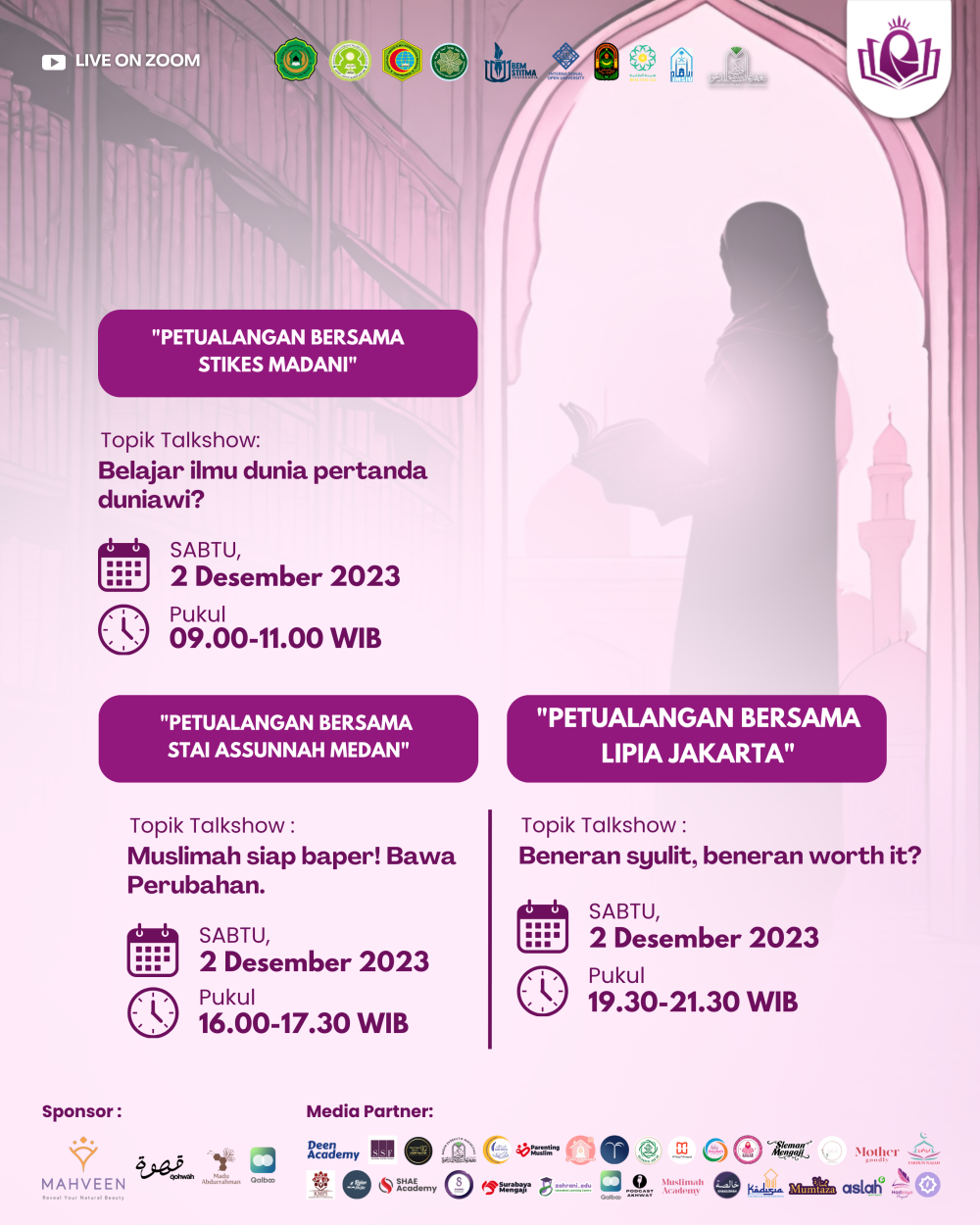 EduFair Online 2023 Bersama Kampus Bermanhaj Salaf Indonesia – MMShalihah Blog